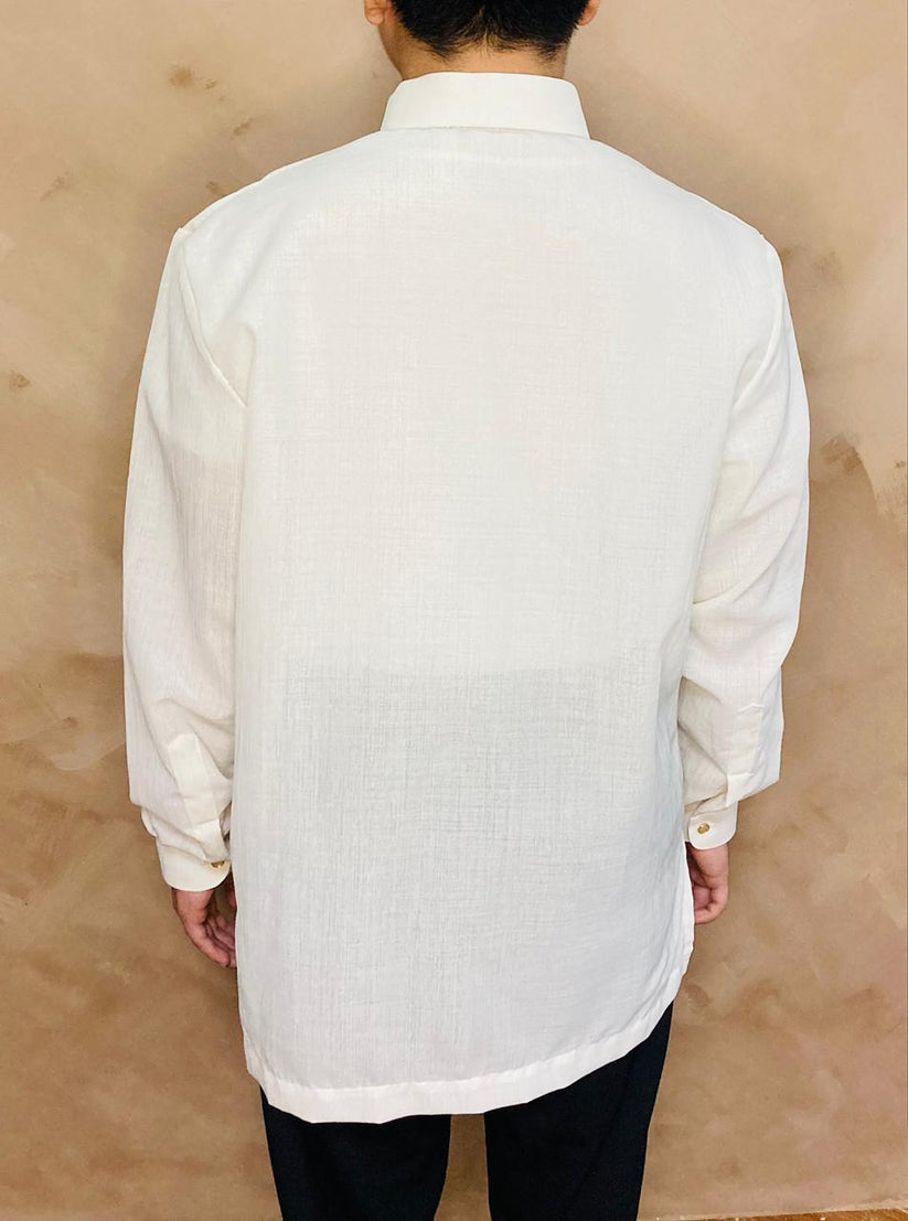 Juan - Traditional Barong Tagalog (in Japan Jusi Fabric ...