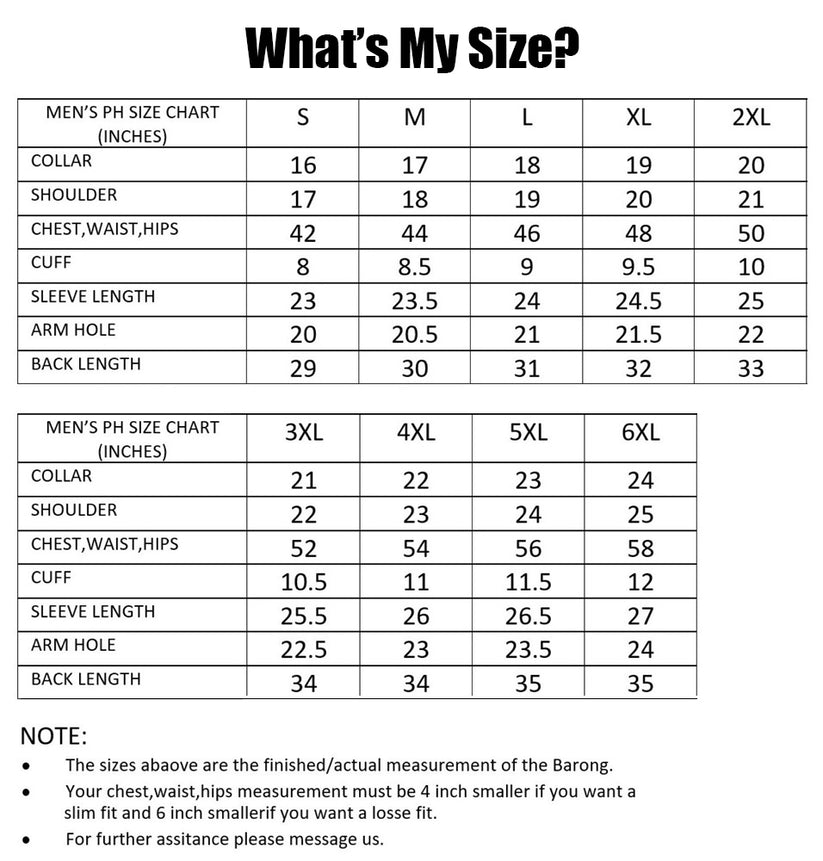 Bando - Traditional Barong Tagalog (Jusilin Fabric with Cream Embroide ...